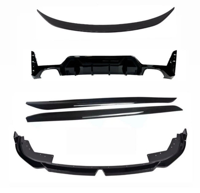 BMW 3 Series G20 LCI Body Kit M Sport In Gloss Black Splitter Skirts Q ...