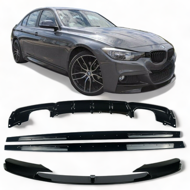 Full Body Kit - Fits BMW 3 Series F30 F31 - Gloss Black | STM STYLING