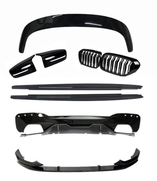 BMW 5 SERIES G31 ESTATE TOURING LCI MP DIFFUSER BODYKIT MP KIT GRILLES ...