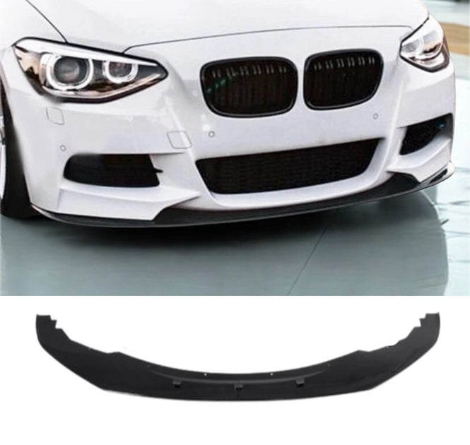 BMW 1 SERIES F20 F21 PRE LCI FRONT SPLITTER LIP M PERFORMANCE BLACK UK ...