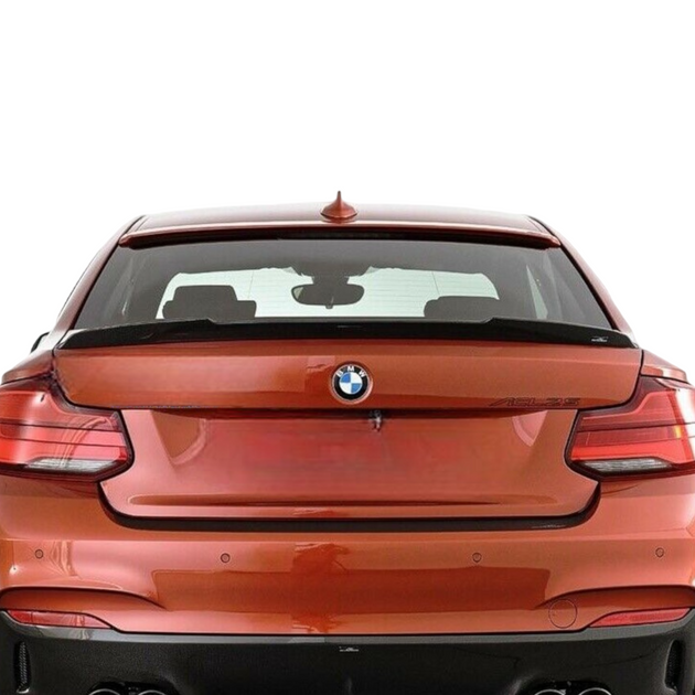 Car Boot Spoiler - Fits BMW F22 M2 F87 2 Series - Gloss Black | STM STYLING