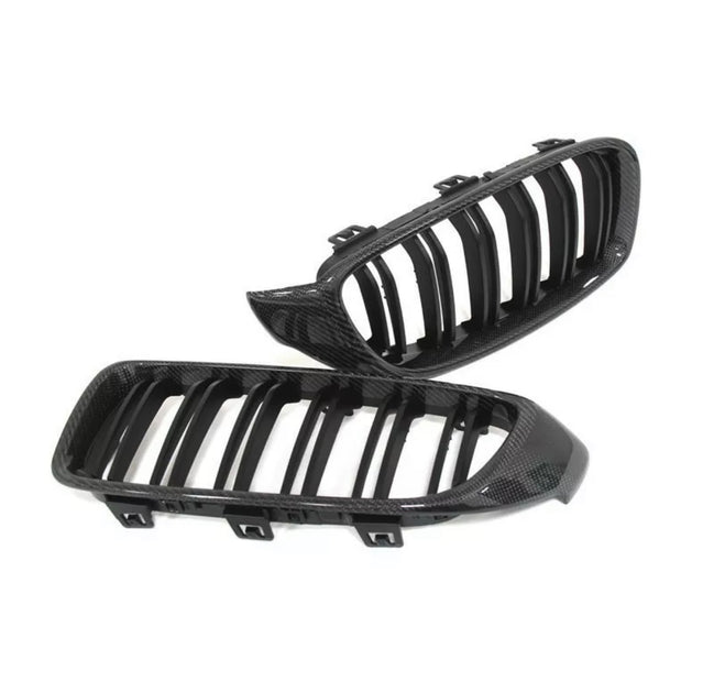 Front Grilles - Fits BMW F32 F33 F36 - 4 Series - Carbon Look | STM STYLING