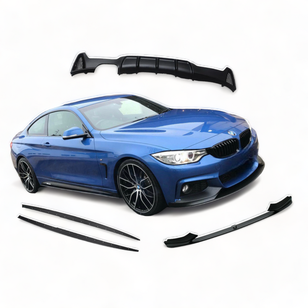Full Body Kit - Fits BMW 4 Series F32- M Sport - Matte Black | STM STYLING