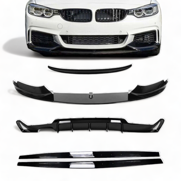 Full Body Kit - Fits BMW F32 F33 F36 4 Series - Gloss Black | STM STYLING