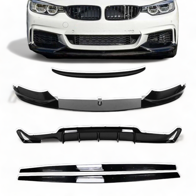 Full Body Kit - Fits BMW F33 4 Series - Gloss Black | STM STYLING