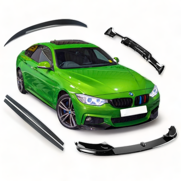 Full Body Kit - Fits BMW F36 4 Series - Gloss Black | STM STYLING