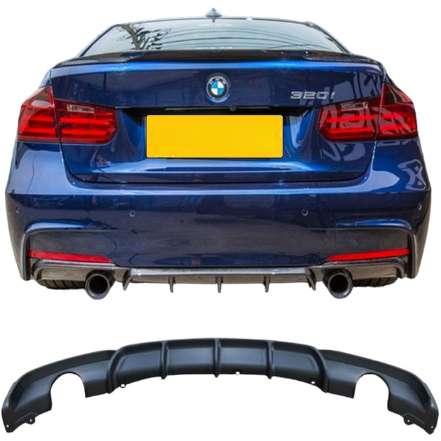 Rear Diffuser - Single Exit - Fits BMW F30 F31 - 3 Series - M Sport ...