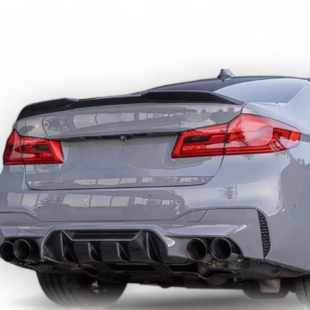 Rear Diffuser - Fits BMW M5 F90 - Gloss Black | STM STYLING