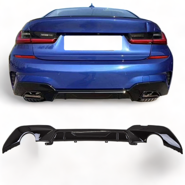 Rear Diffuser - Single Exit - Fits BMW AC G20 - 3 Series - M Performan ...