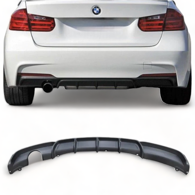 Rear Diffuser - Single Exit - Fits BMW F30 F31 - 3 Series - M Sport ...
